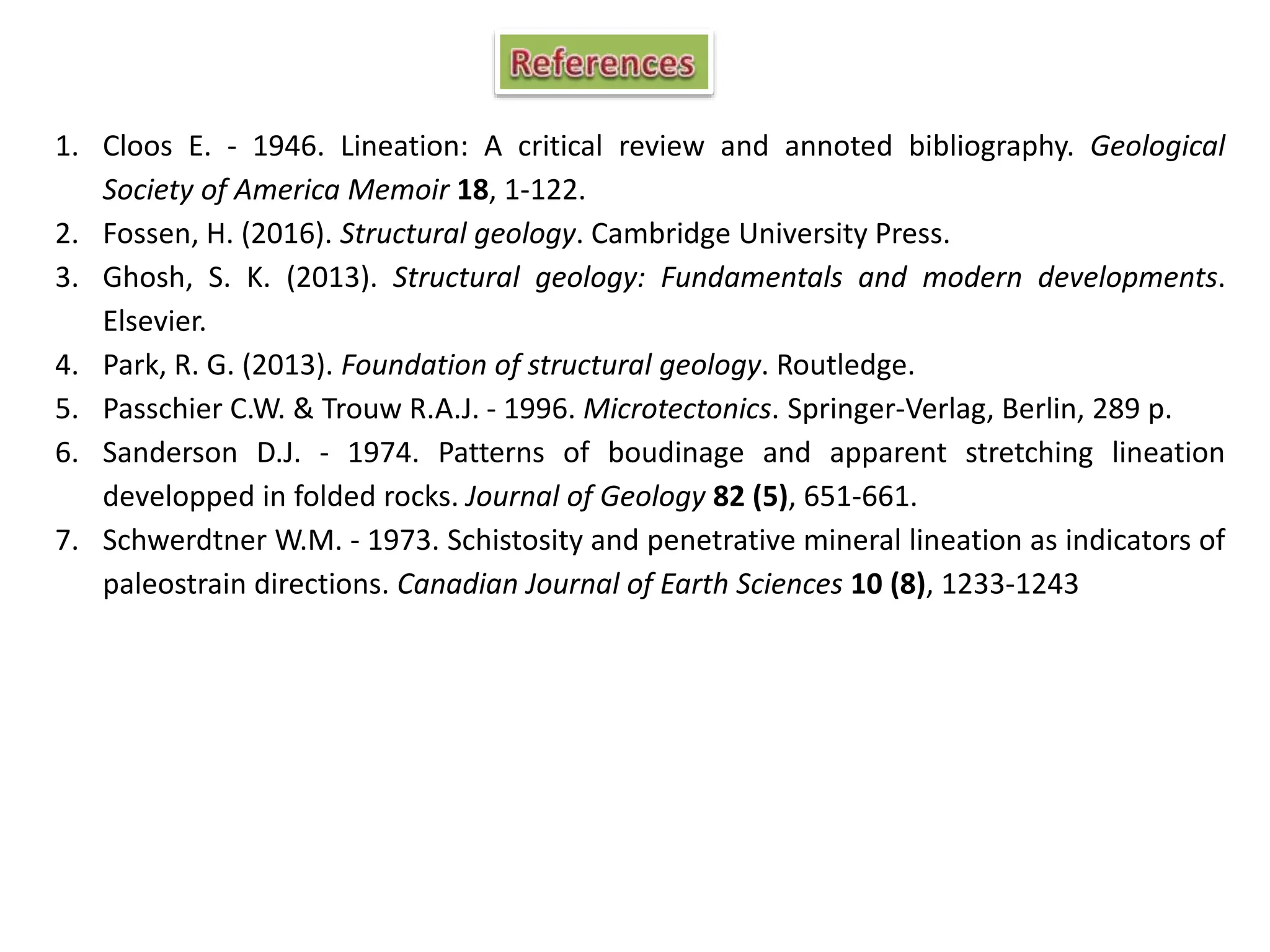 Lineation | PPTX | Geology | Science