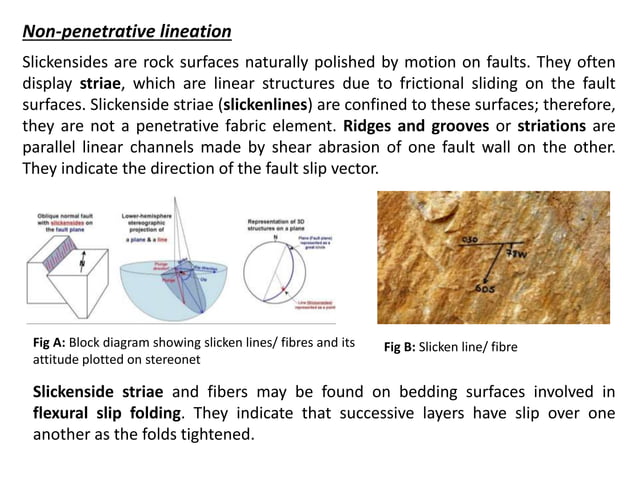 Lineation | PPTX | Geology | Science