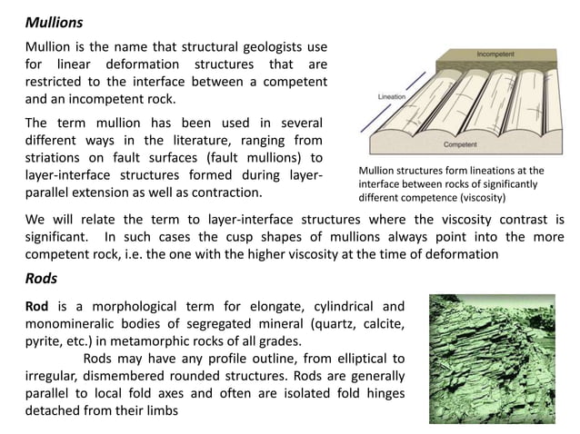 Lineation | PPTX | Geology | Science