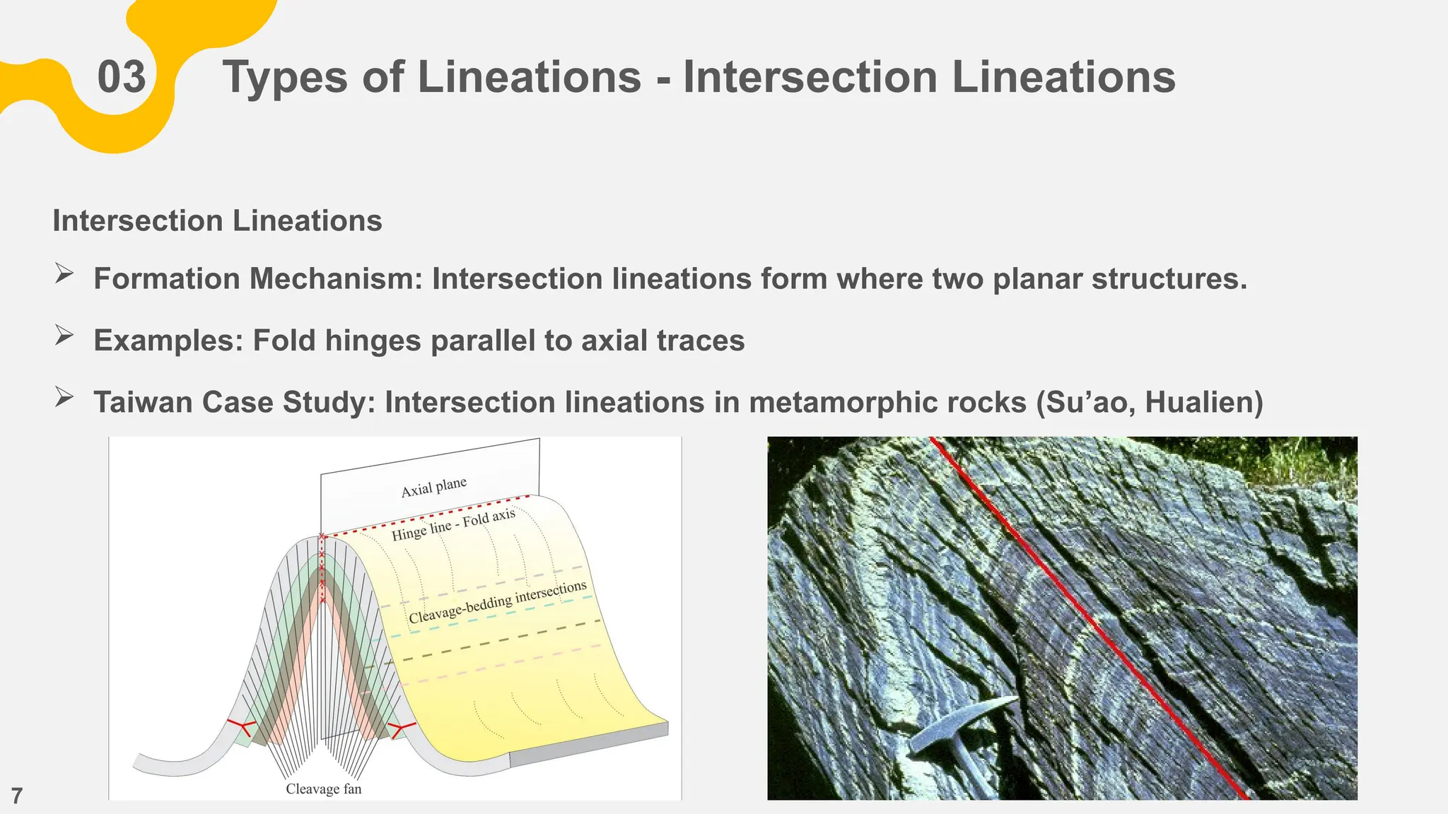 Lineation of Geology - Power Point Slide | PPT