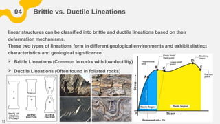 Lineation of Geology - Power Point Slide | PPT