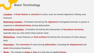 Lineation of Geology - Power Point Slide | PPT
