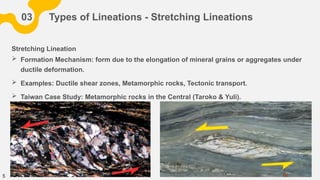 Lineation of Geology - Power Point Slide | PPT