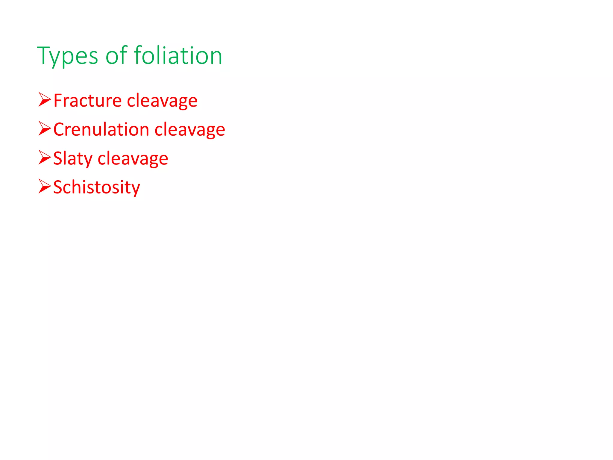 Lineation and foliation | PPTX