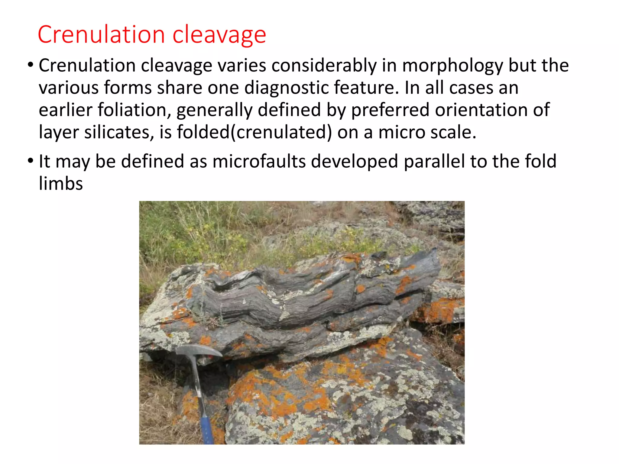 Lineation and foliation | PPTX