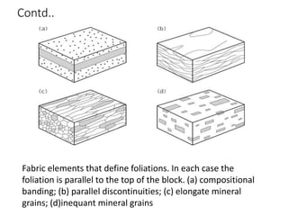 Lineation and foliation | PPTX