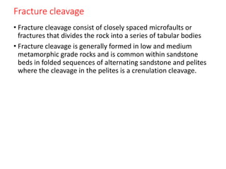 Lineation and foliation | PPTX
