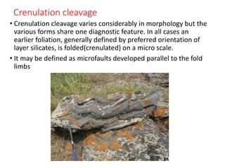 Lineation and foliation | PPTX