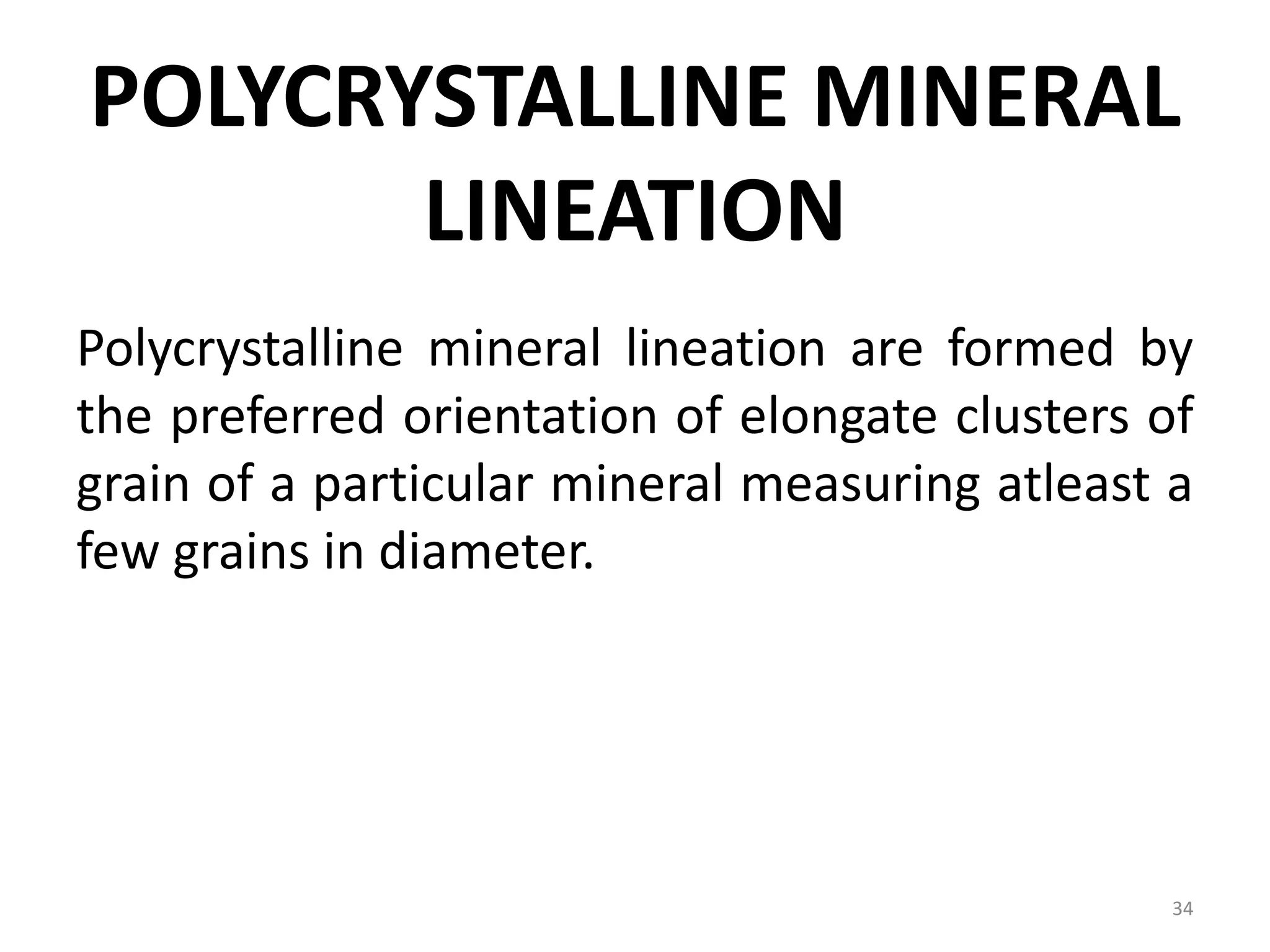 Lineation and their types | PPTX