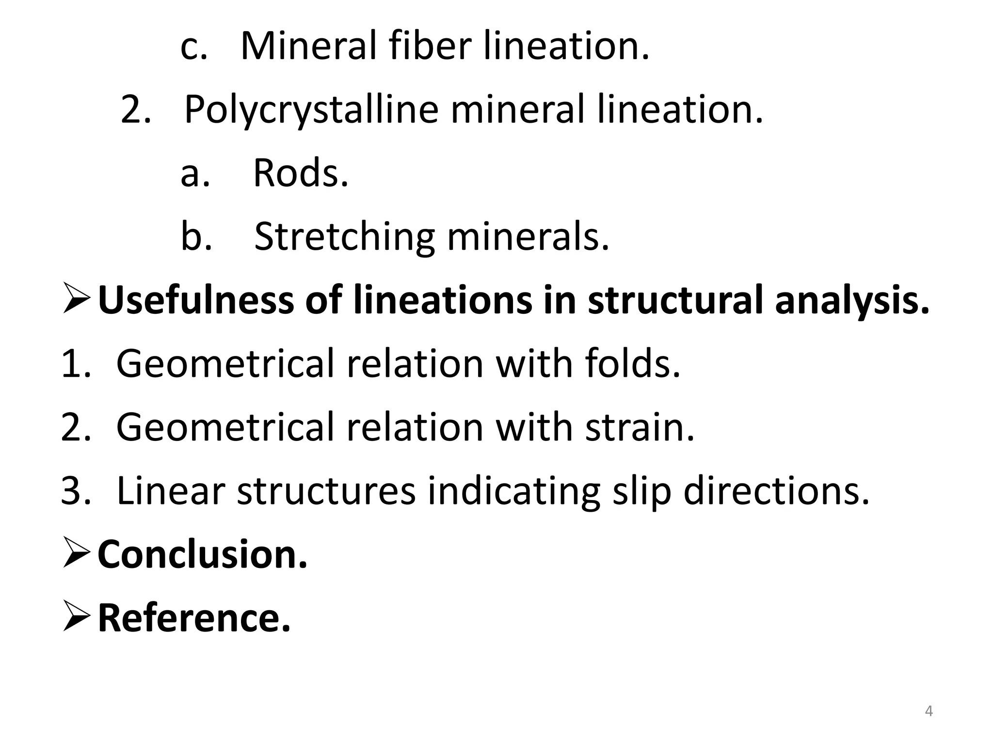 Lineation and their types | PPTX