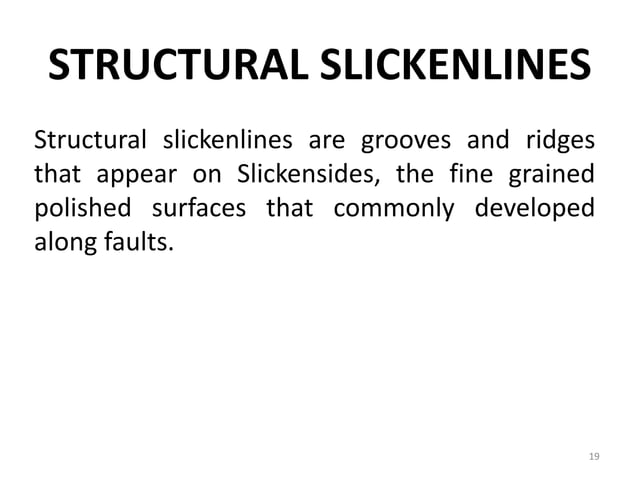 Lineation and their types | PPTX | Geology | Science