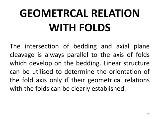 Lineation and their types | PPTX | Geology | Science