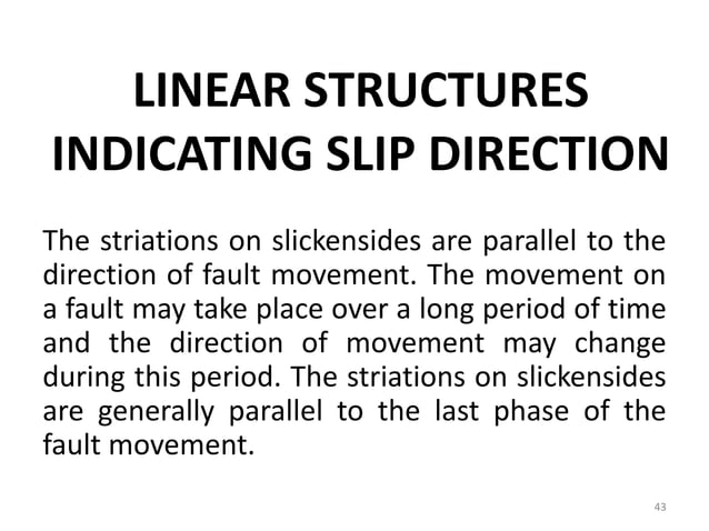 Lineation and their types | PPTX | Geology | Science