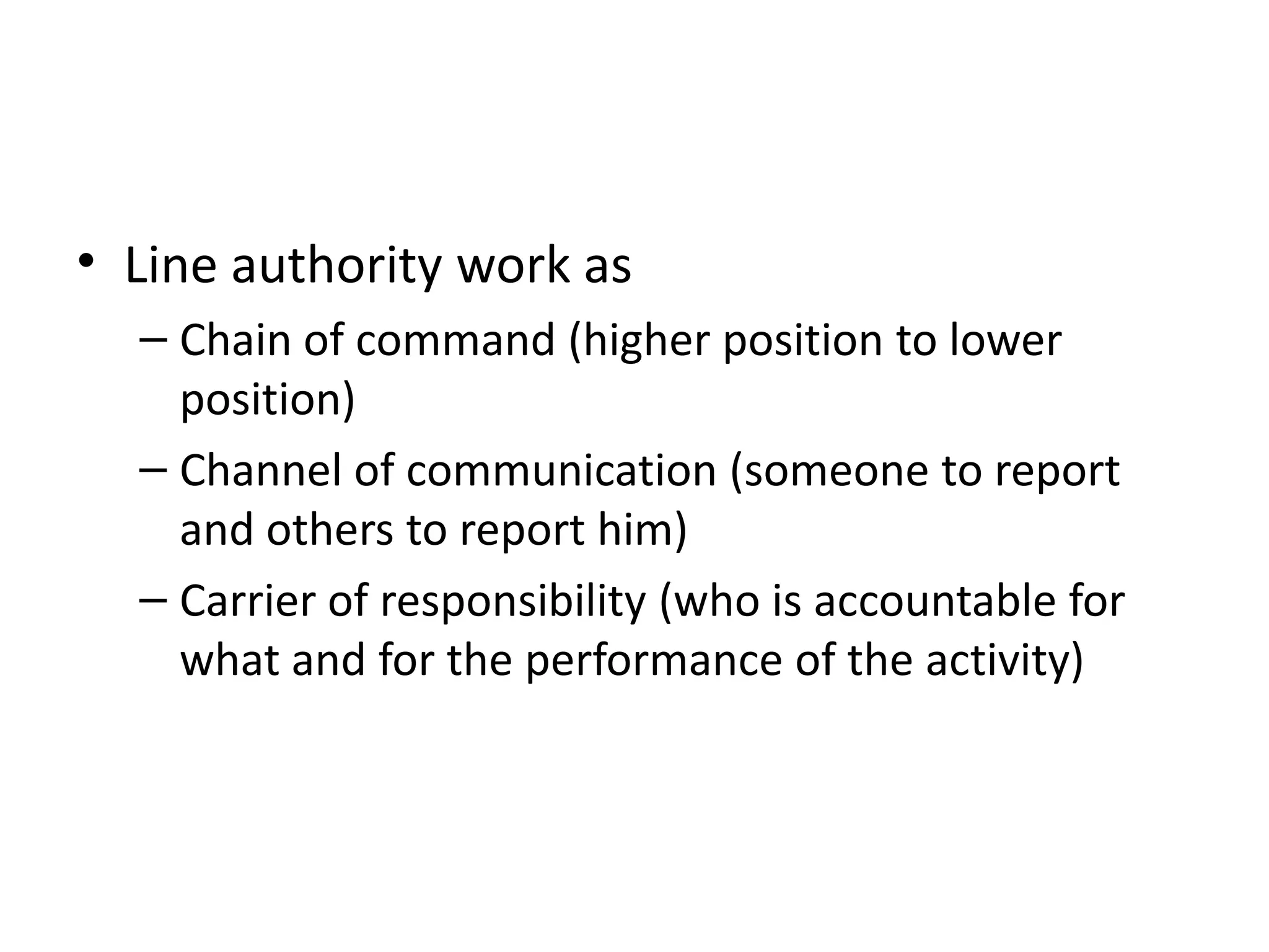 Line authority | PPTX