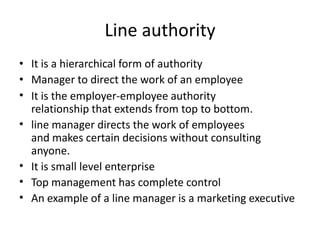 Line authority | PPTX