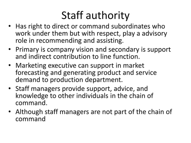 Line authority | PPTX