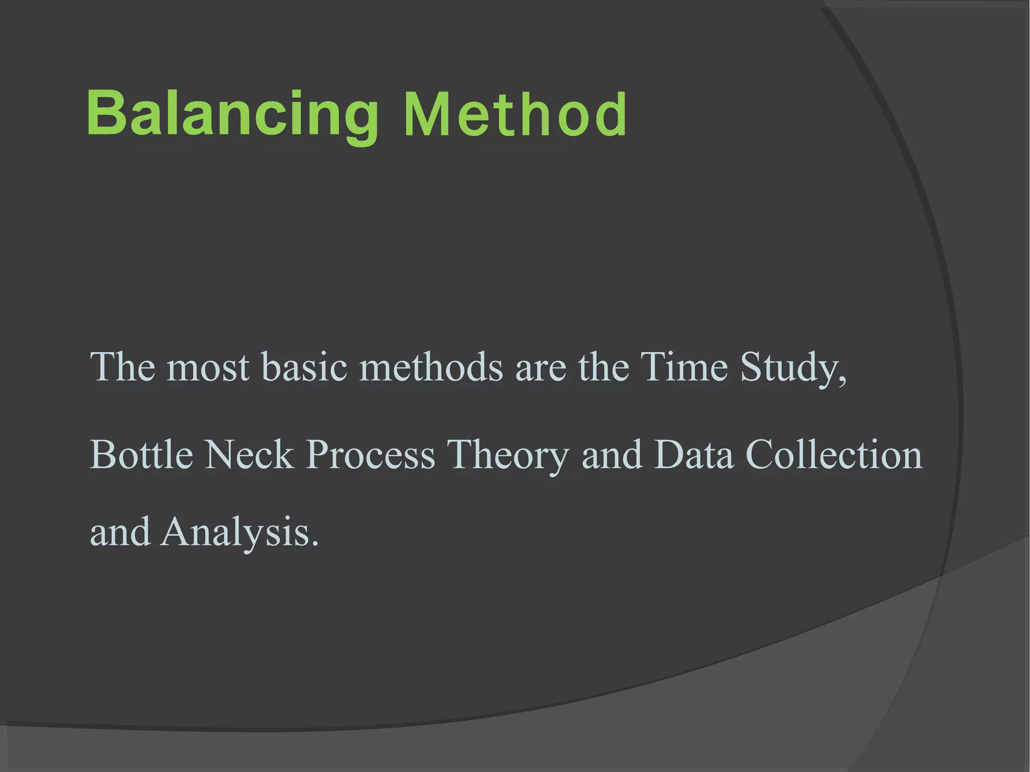Line balancing | PPT
