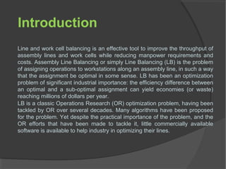 Line balancing | PPT