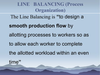 Line balancing | PPT