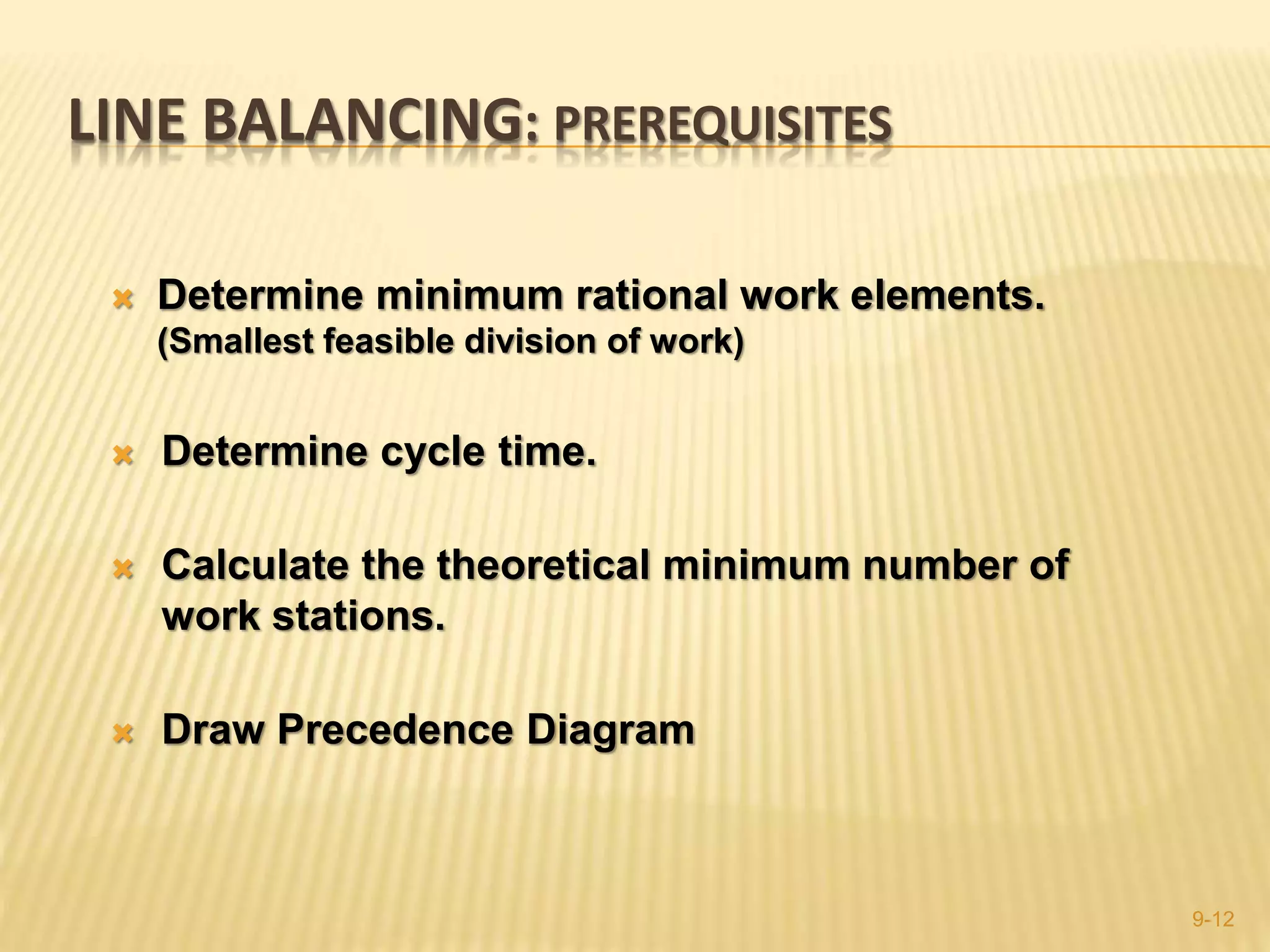 Line balancing | PPTX