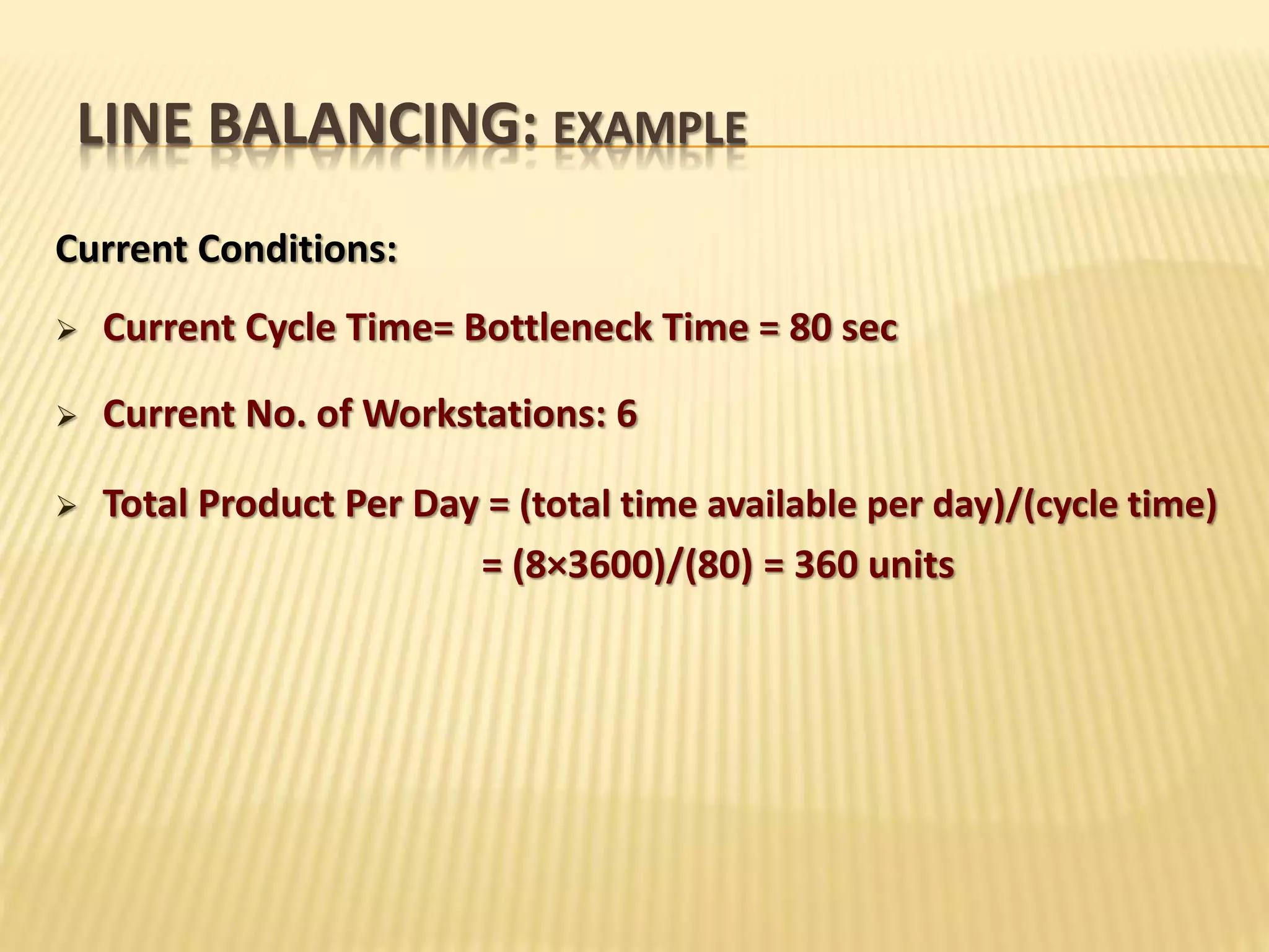 Line balancing | PPTX