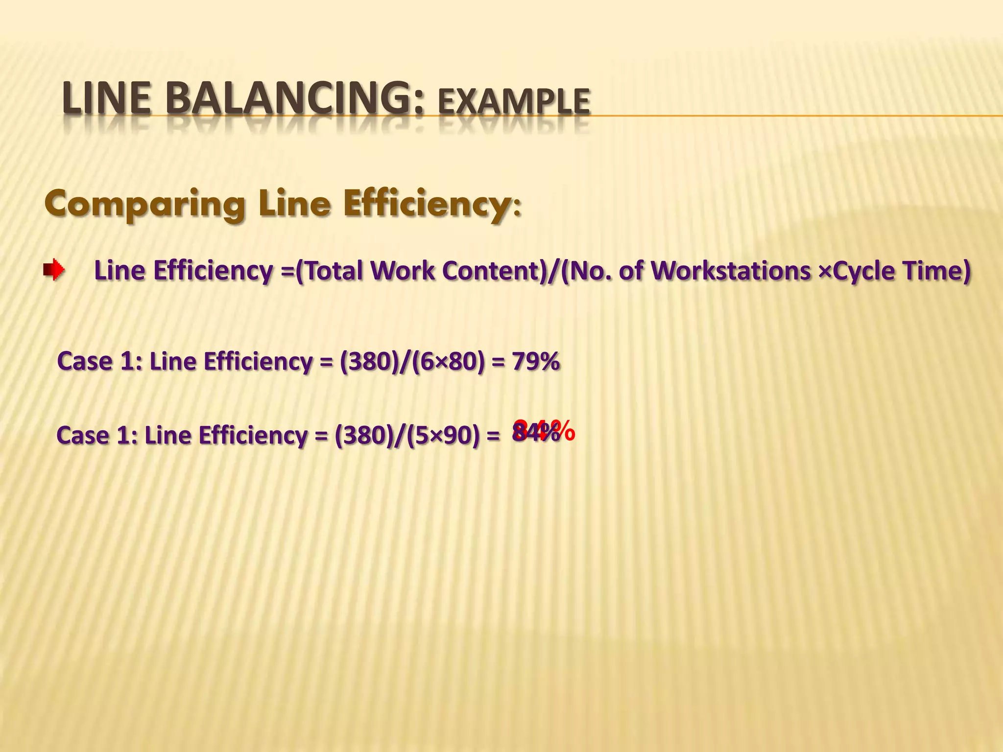 Line balancing | PPTX