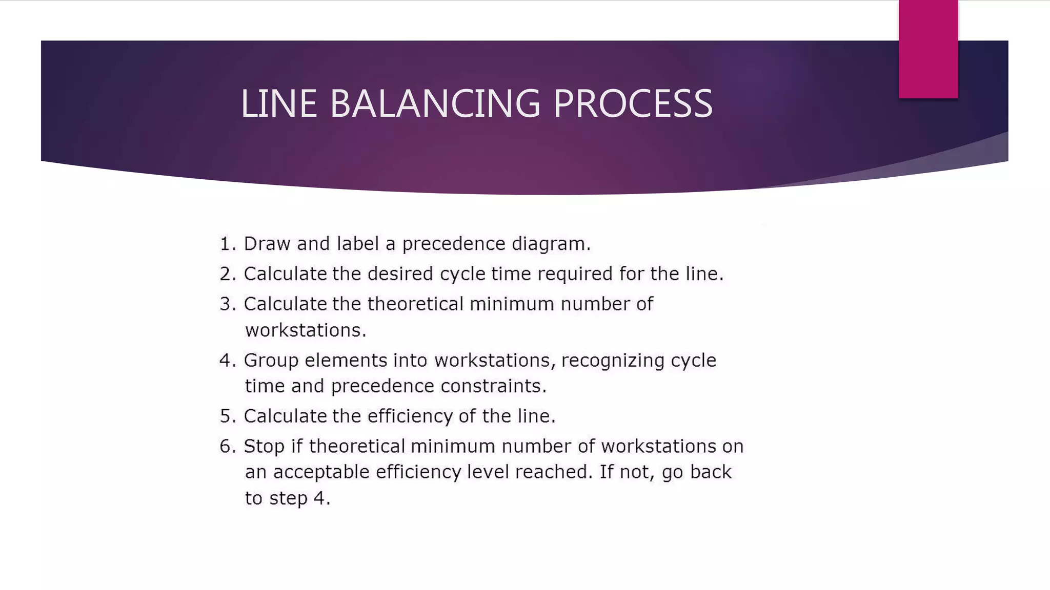 Line balancing | PPTX