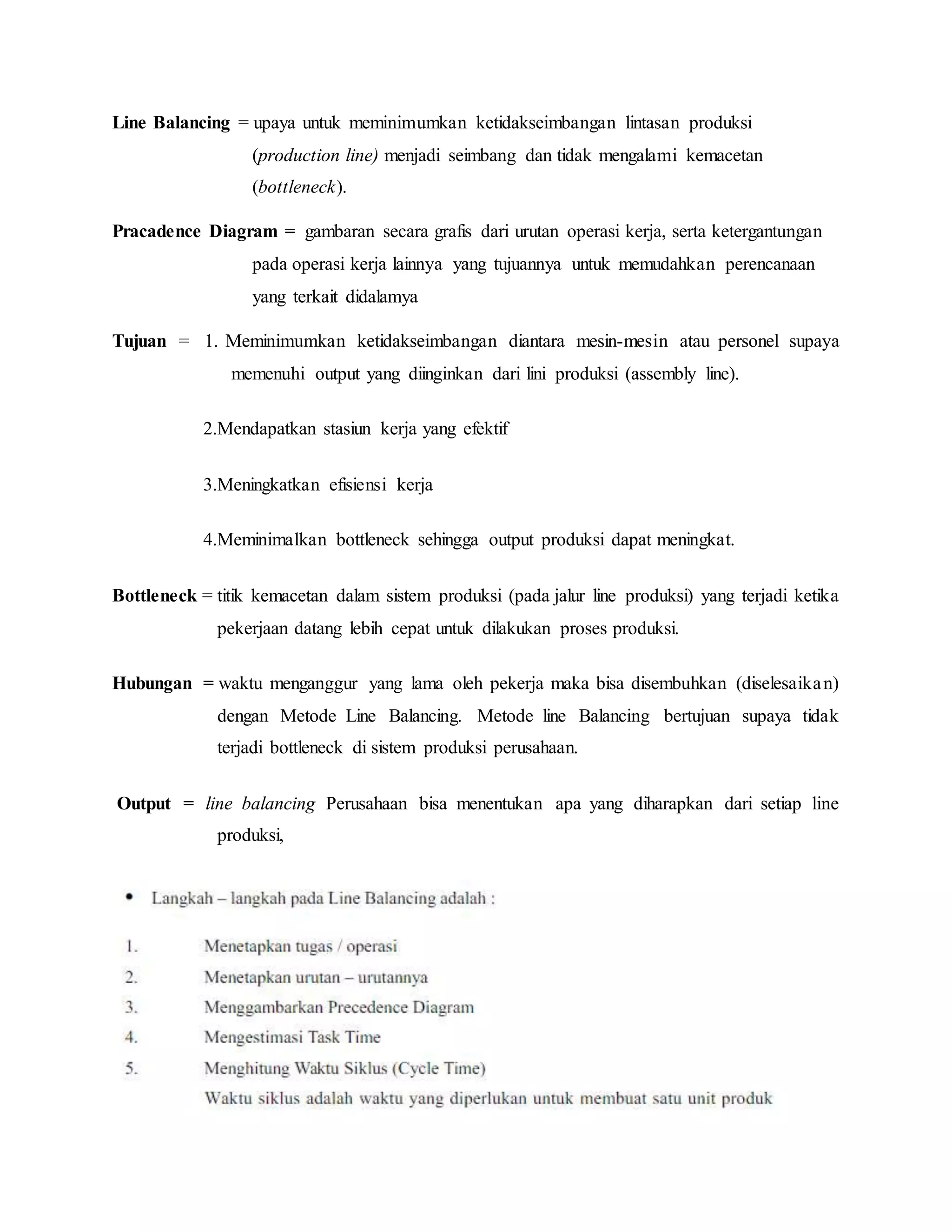 Line balancing | DOCX