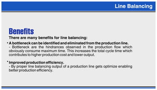 LINE BALANCING PRESENTATION PPT | PDF