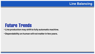 LINE BALANCING PRESENTATION PPT | PDF
