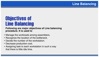 LINE BALANCING PRESENTATION PPT | PDF | Business Accounting & Finance ...