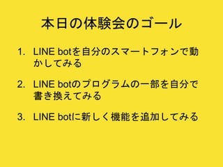Linebotを作ろう | PPT