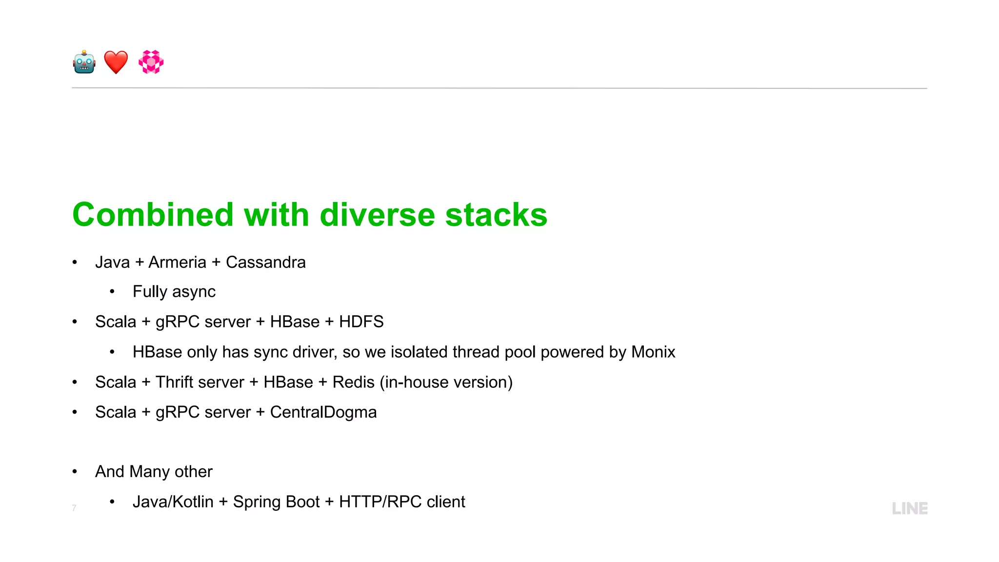 LINE Bot API with Armeria | PPT
