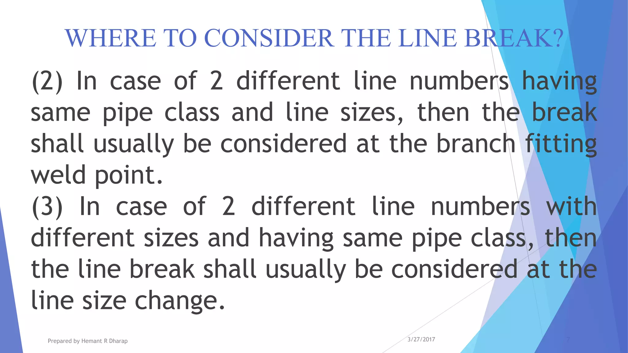 Line breaking philosophy | PPTX