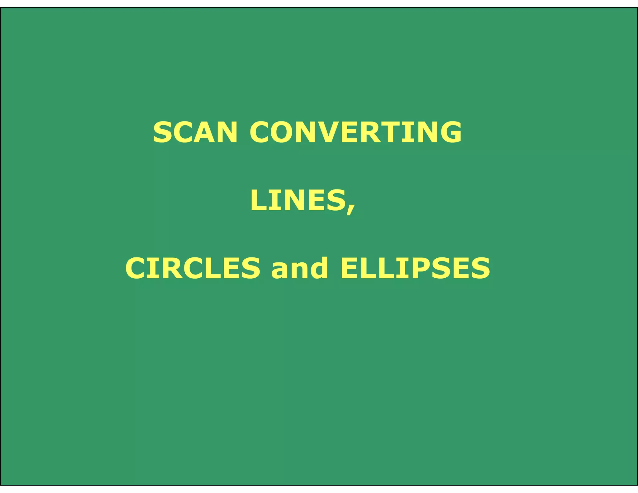 Line circle draw | PDF