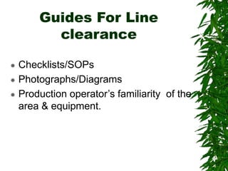 line clearance.ppt