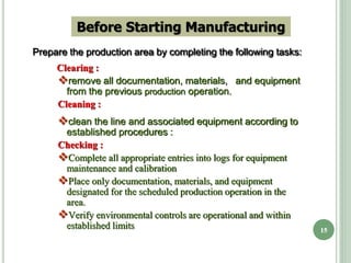 Line clearance basic | PPT