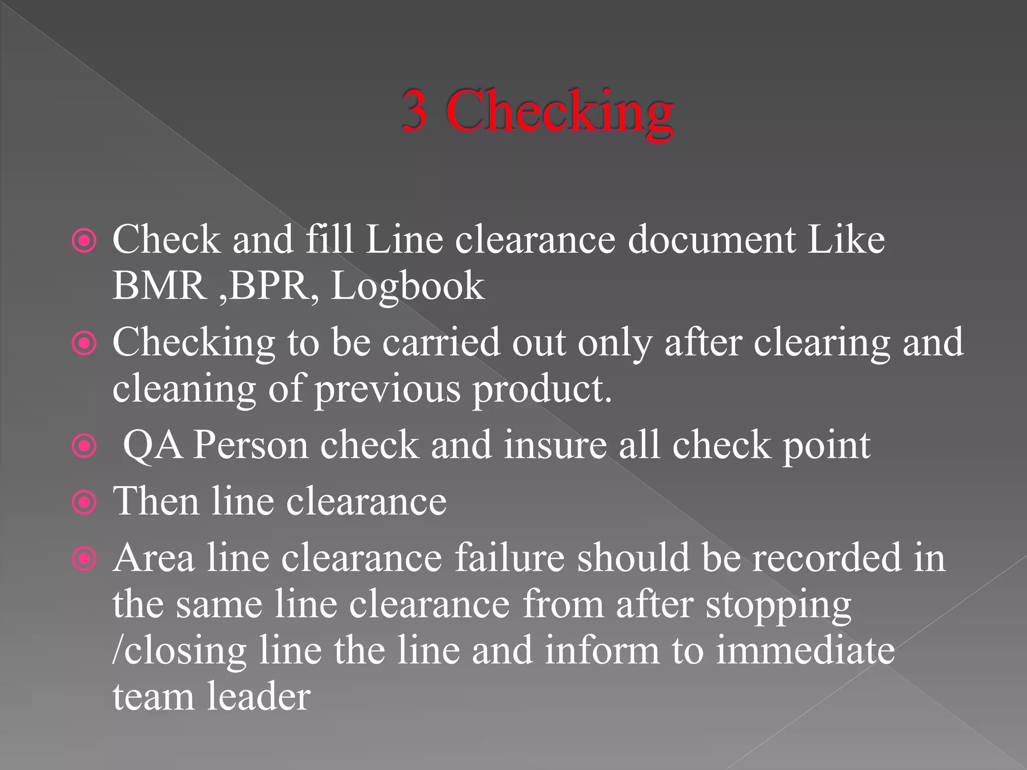 Line clearrance | PPTX
