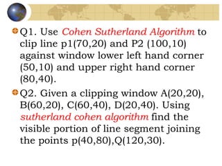 Line clipping | PPT