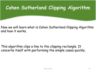 Line clipping algorithm (Detailed) | PPTX