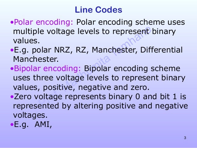 Line codes