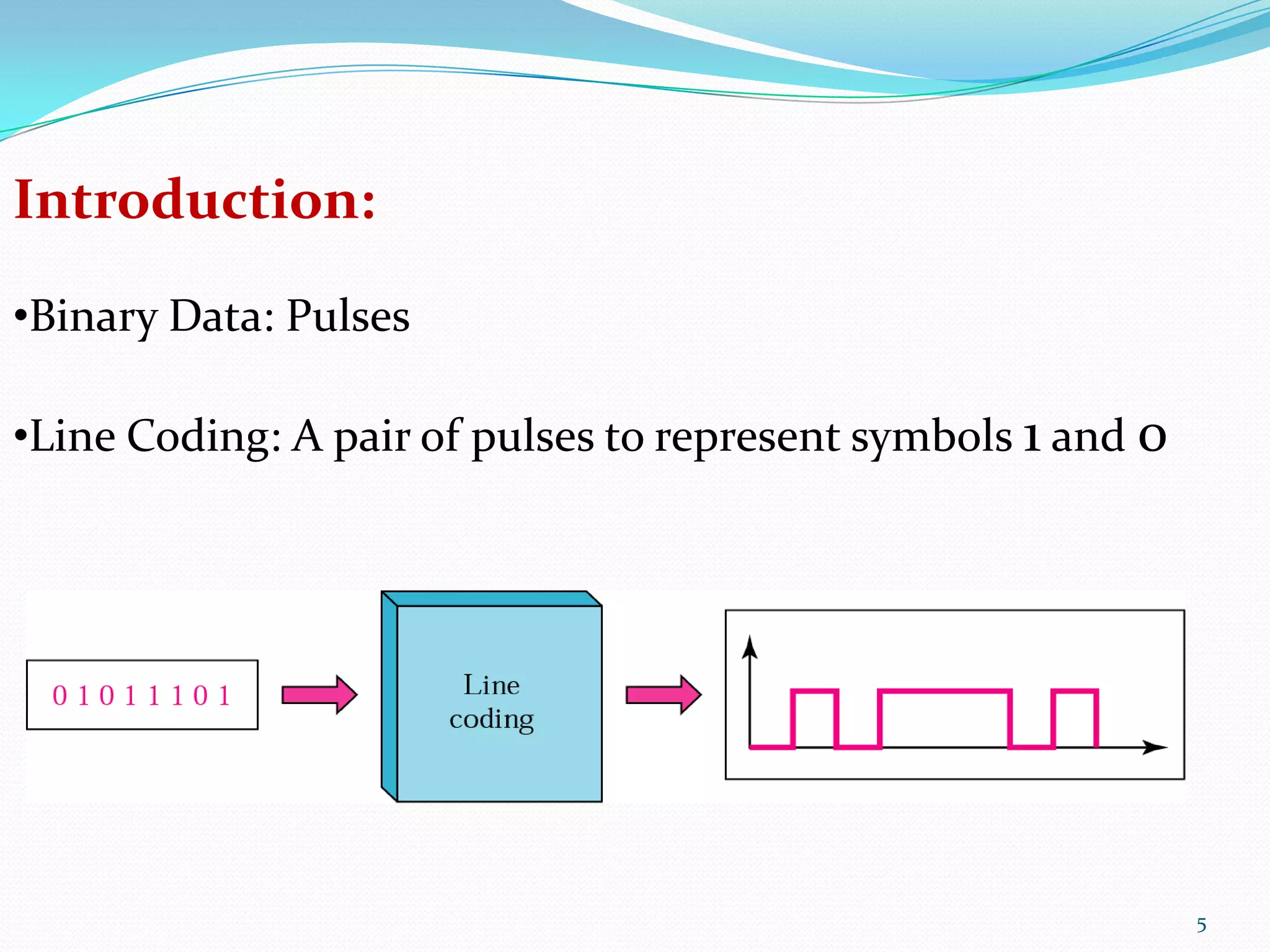 Line coding | PPTX | Physics | Science