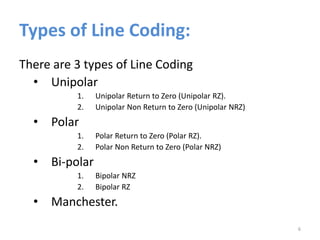 Line coding | PPTX