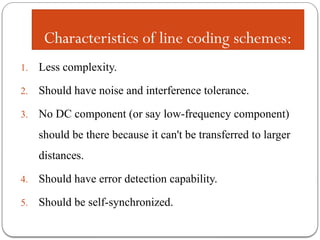 Comprehensive Overview of Line Coding Techniques in Digital ...