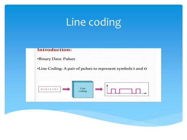 Line coding in networking (1) | PPT