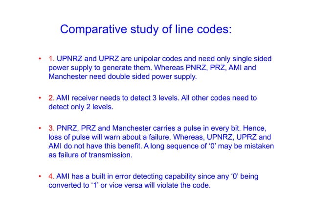 Line coding | PDF | Computer Networking | Computing