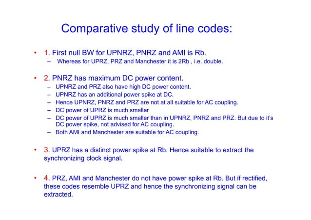 Line coding | PDF | Computer Networking | Computing