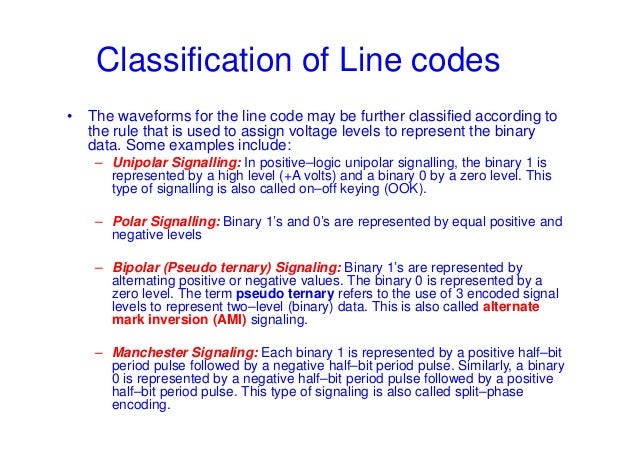 Line Coding