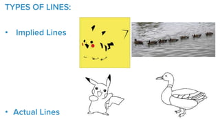 Line, contour line, and observation drawing | PPTX