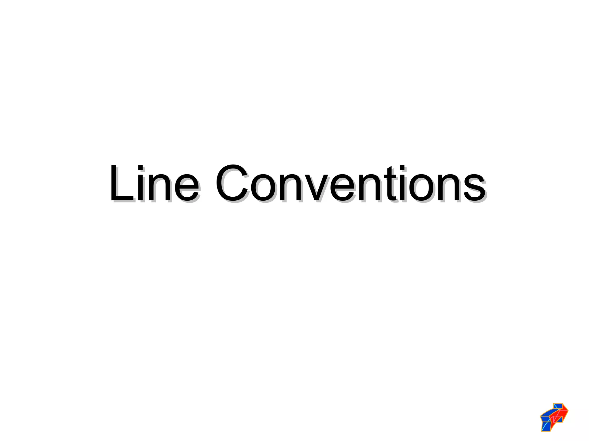 Line conventions | PPT